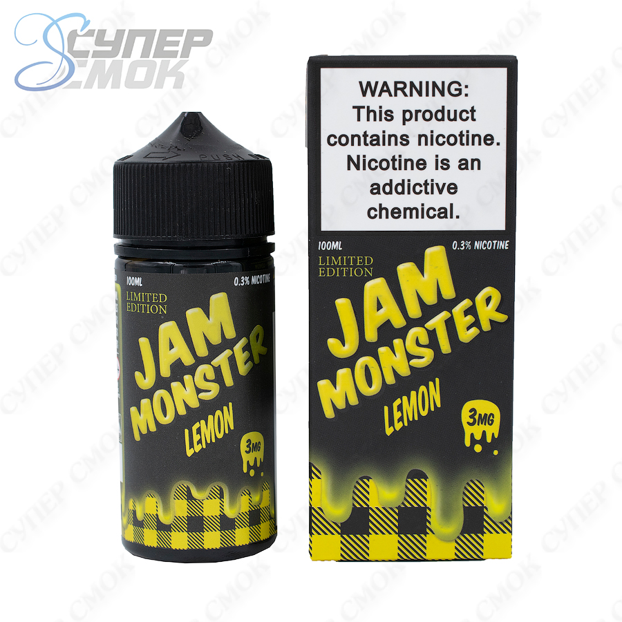 Купить Жидкость Jam Monster "Lemon" 100 мл в Интернет-магазине