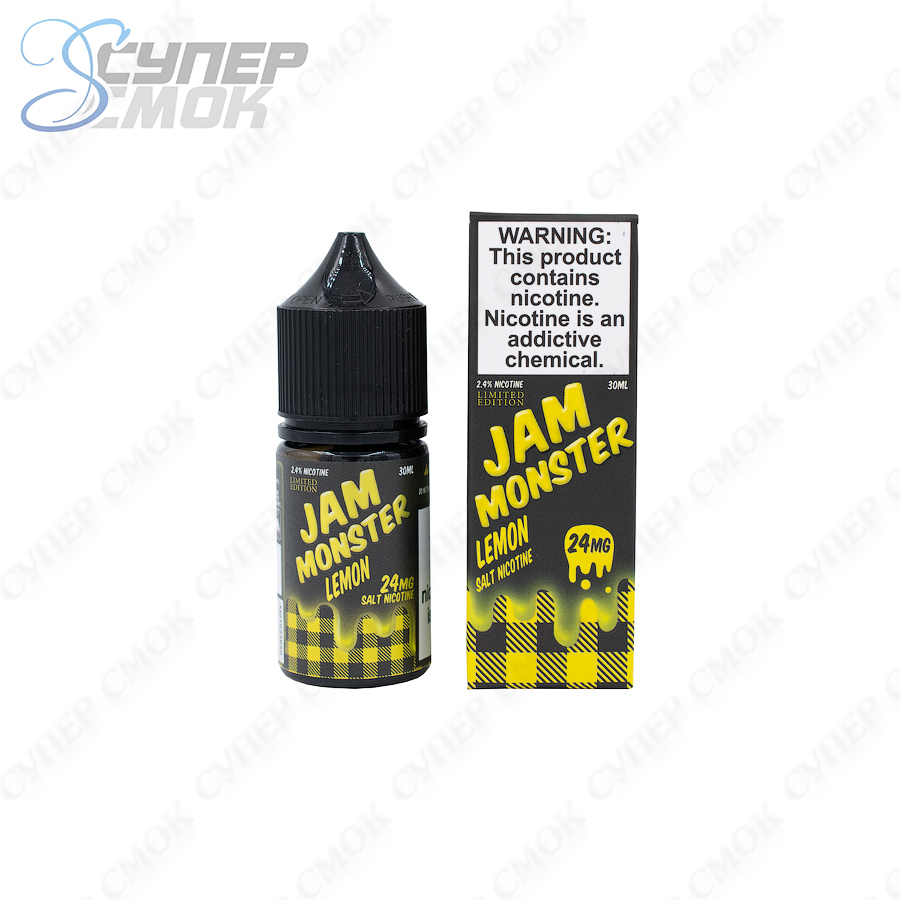 Купить Жидкость Jam Monster Salt "Lemon" 30 мл в Интернет-магазине